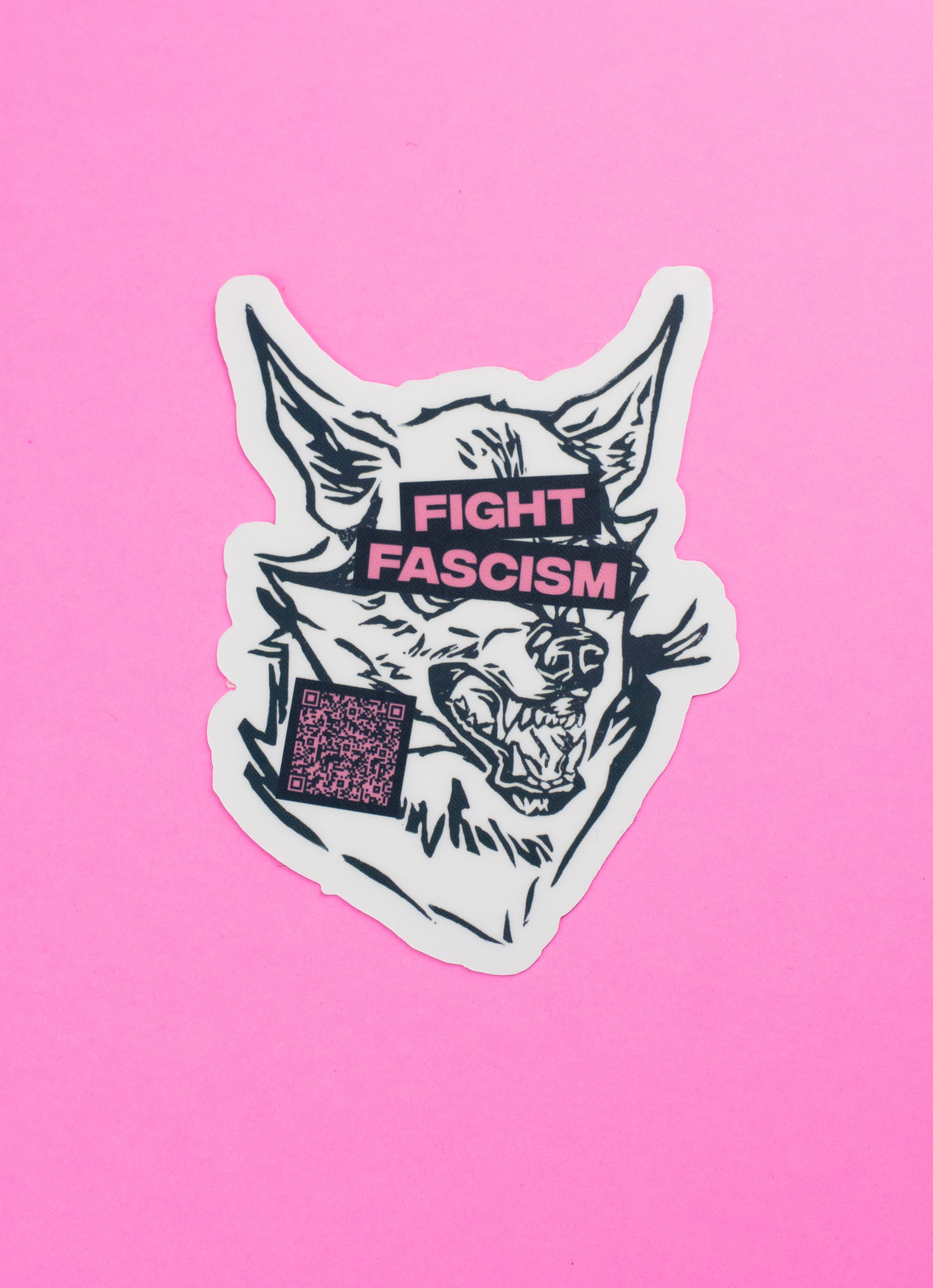 Fight Fascism Sticker – Erin Fong Studio